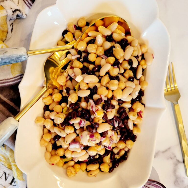 Easy Cold Bean Salad Recipe - Timeless Dishes