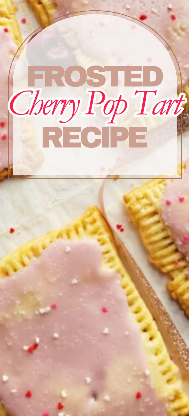 Frosted Cherry Pop Tart Recipe - Timeless Dishes