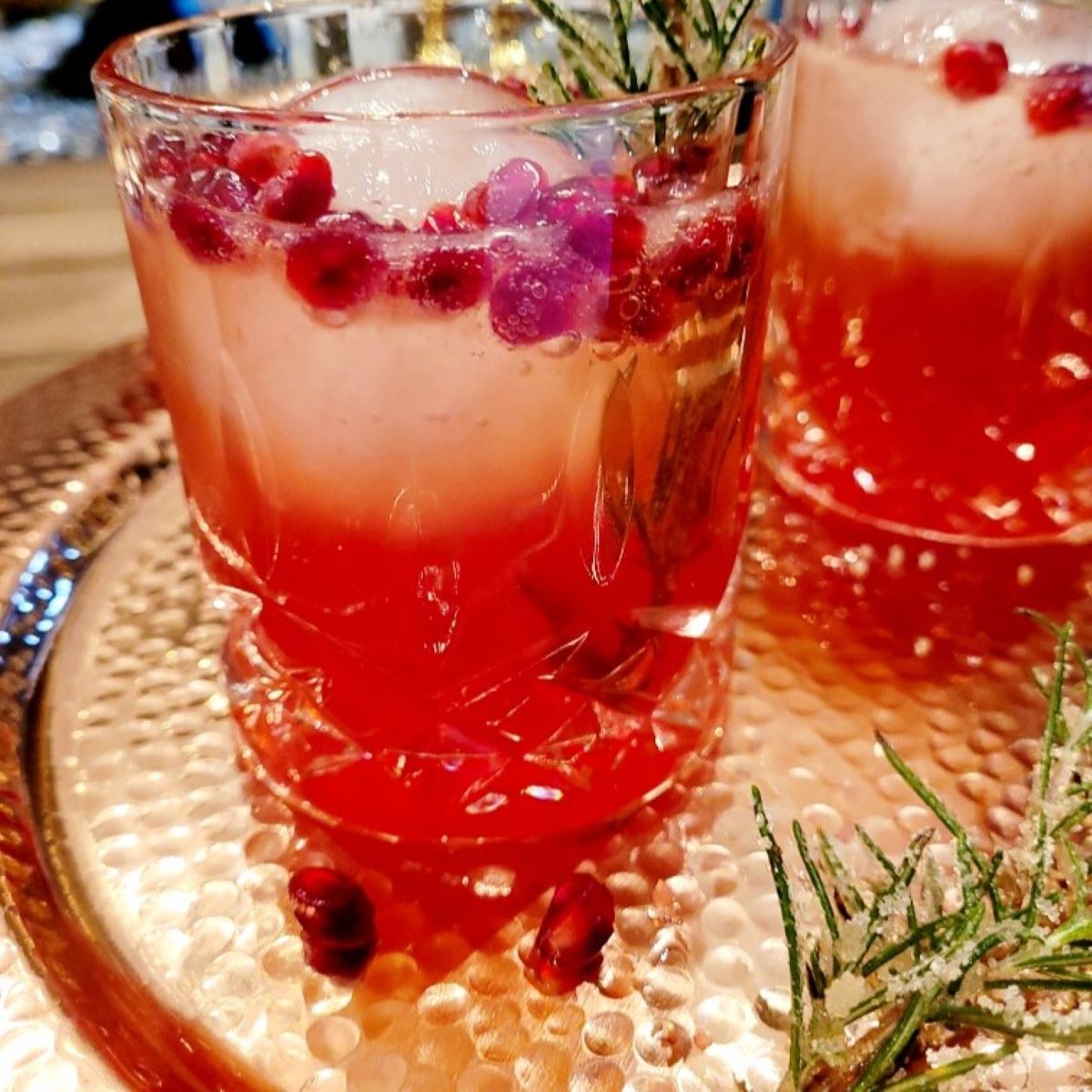 Pomegranate Holiday Cocktail - Timeless Dishes