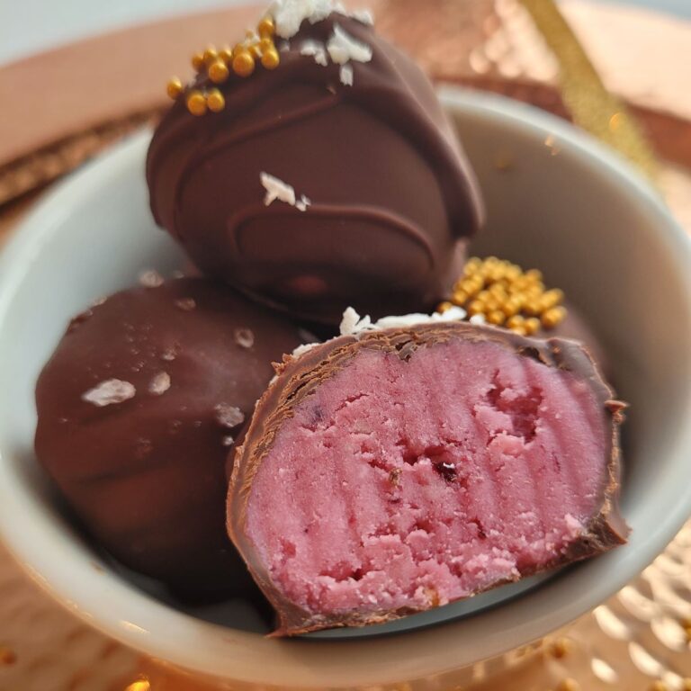 Chocolate Raspberry Truffles Recipe - Timeless Dishes
