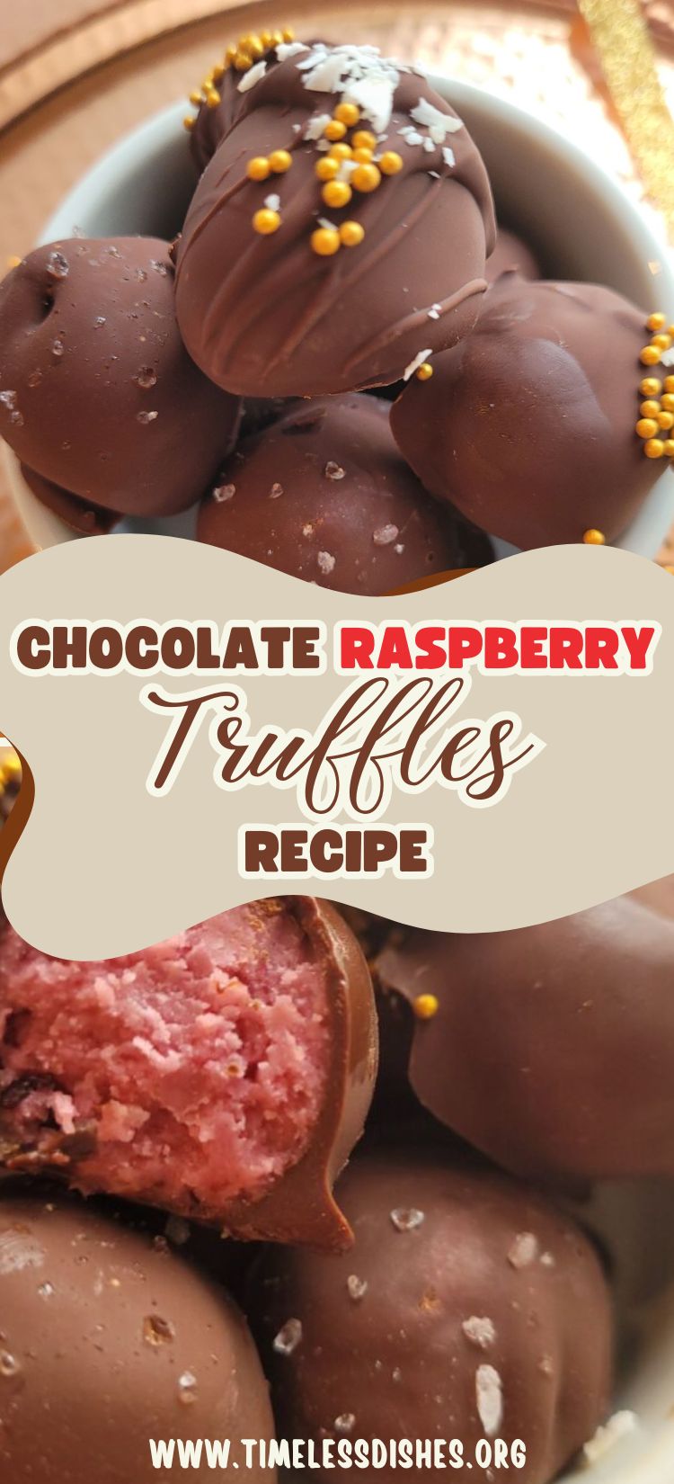 Chocolate Raspberry Truffles Recipe - Timeless Dishes
