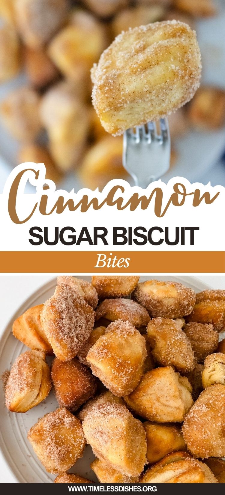 Cinnamon Sugar Biscuit Bites - Timeless Dishes
