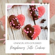 Chocolate Covered Raspberry Jello Cookies - Timeless Dishes