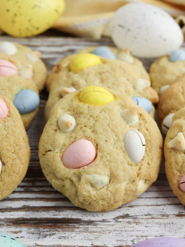 Easter Cadbury Egg Cookies - Timeless Dishes