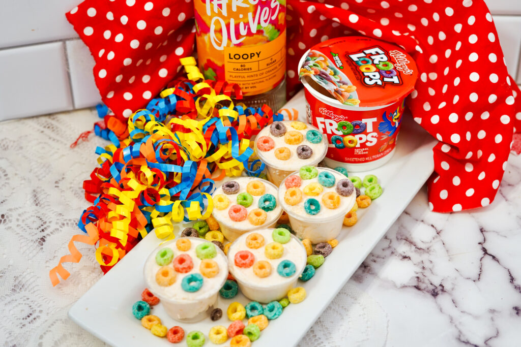 Fruit Loops Pudding Cups - Timeless Dishes