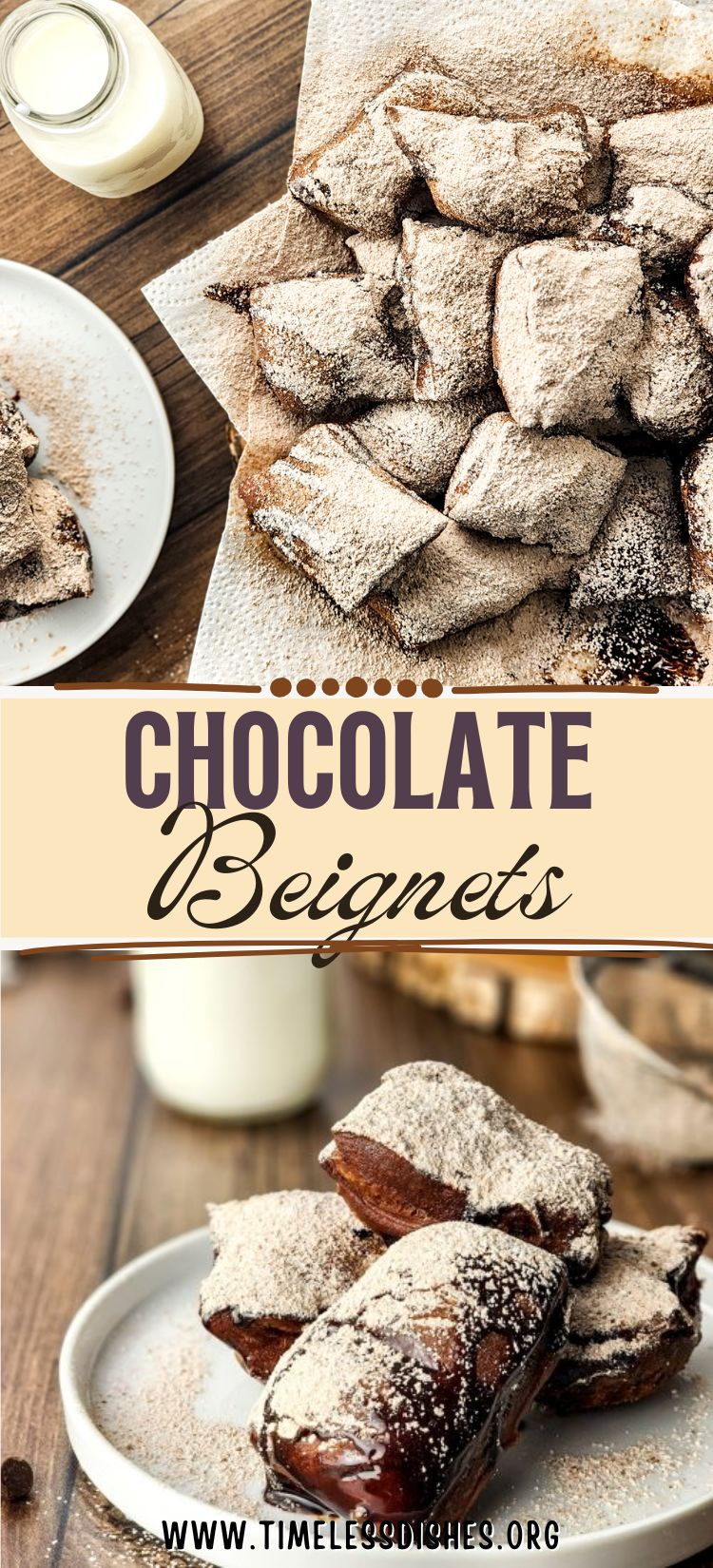Chocolate Beignets - Timeless Dishes