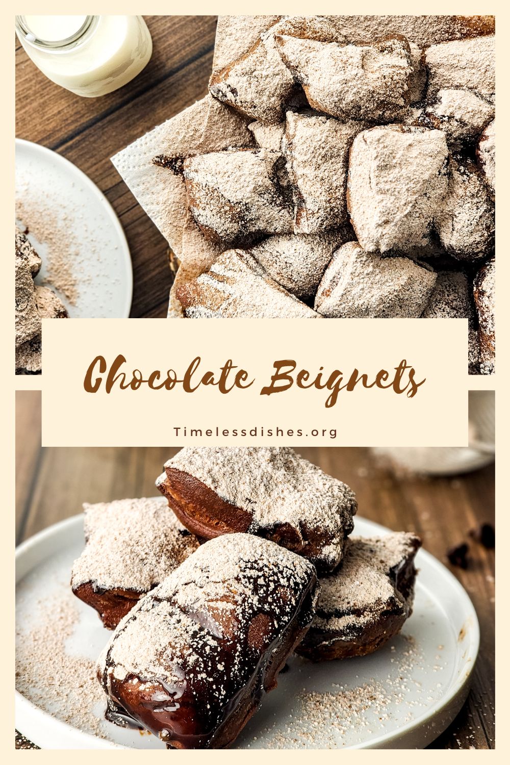 Chocolate Beignets - Timeless Dishes