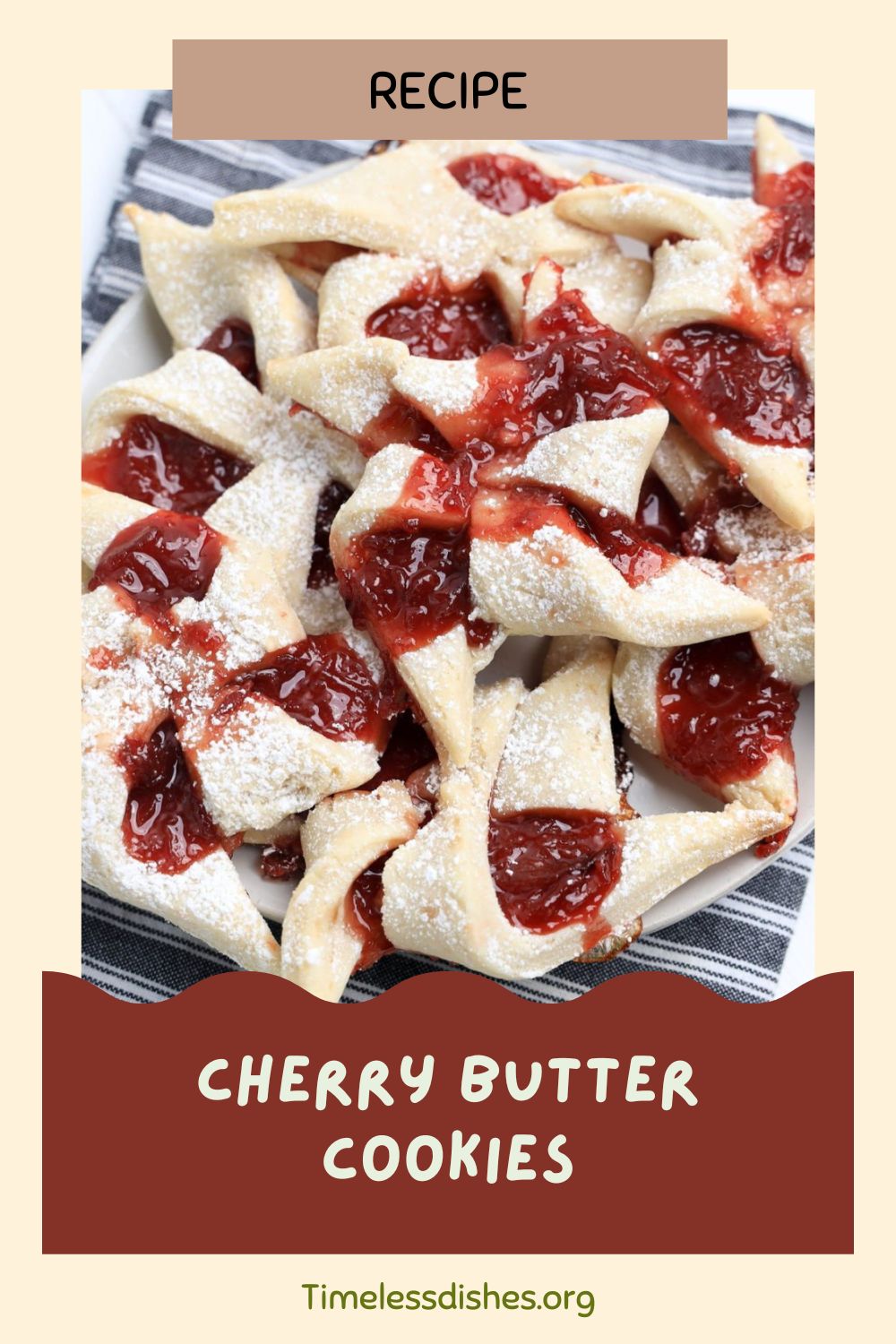 Cherry Butter Cookies - Timeless Dishes