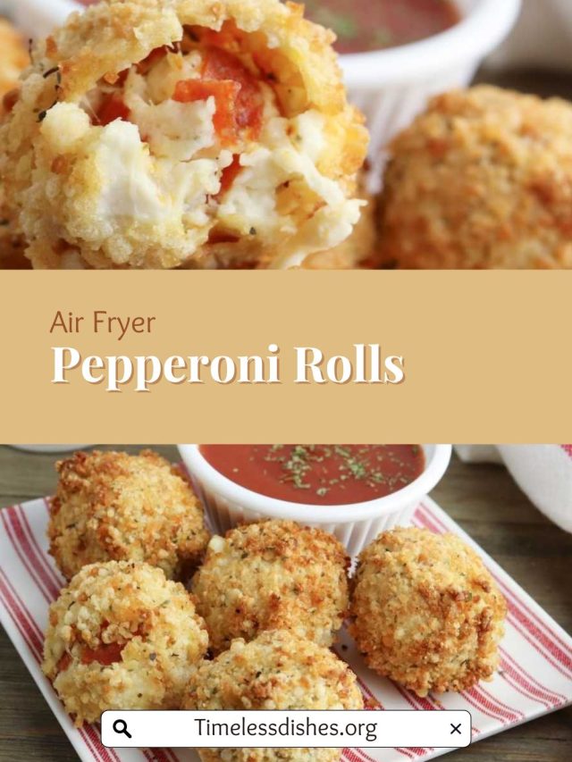 Air Fryer Pepperoni Rolls - Timeless Dishes